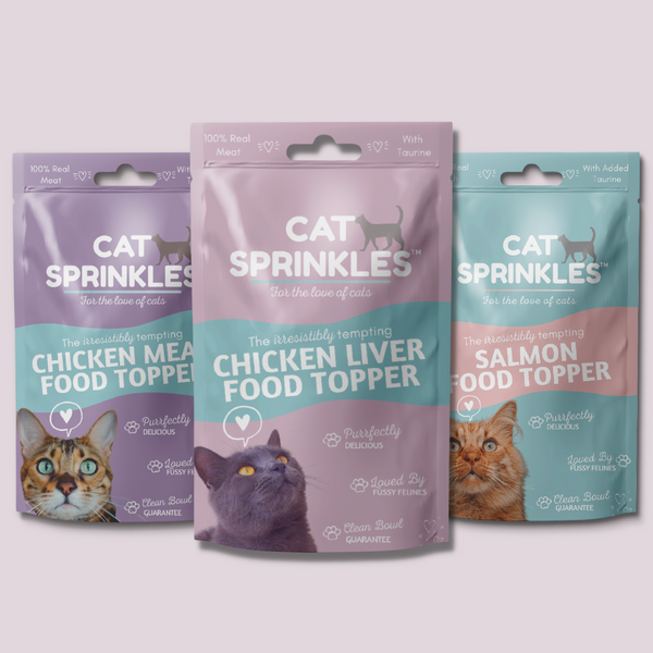 Cat Food Toppers for Fussy Cats - CatSprinkles Taster Pack – Sprinkles Pets